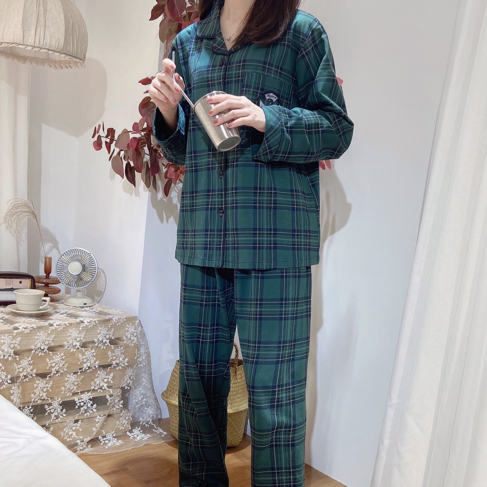 Harry Potter-pyjamas med rutor • Alla-Pyjamas